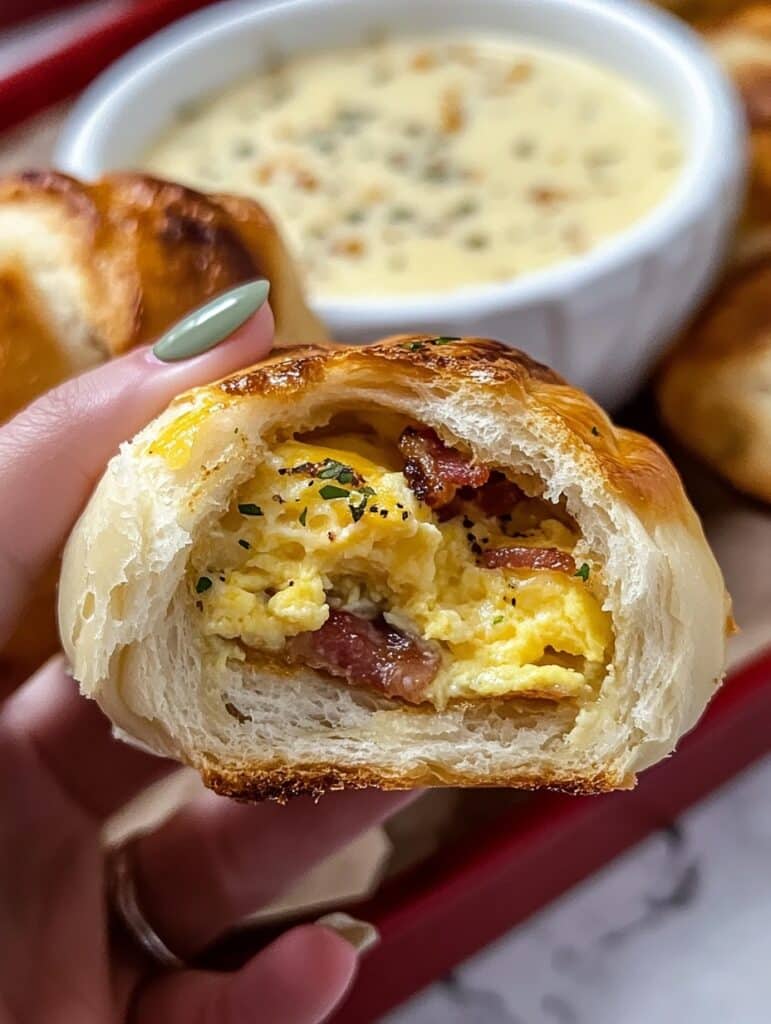 Stuffed Breakfast Biscuits: Cozy, Flaky, Irresistible Breakfast Idea